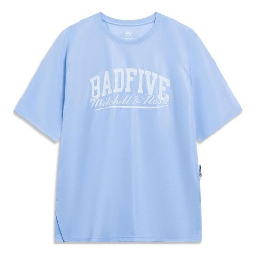 Li-Ning | BadFive Logo T-shirt 'Light Blue White' | Realry