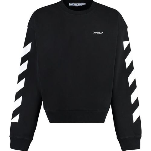 OFF-WHITE | Cotton Crew-Neck Sweatshirt | Realry