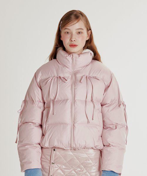 crank | Ribbon duck down padding_pink | Realry