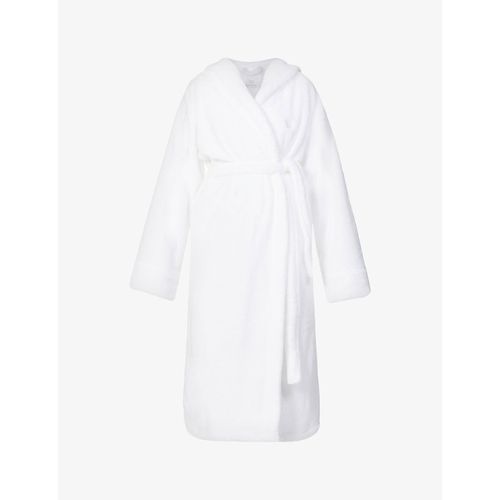 Soho Home | Womens White Logo-embroidered Recycled-polyester House Robe ...