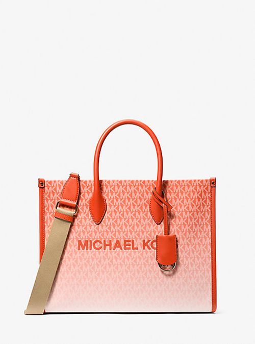 Interesting Info About Mirella Medium Ombre Logo Tote Bagfeed