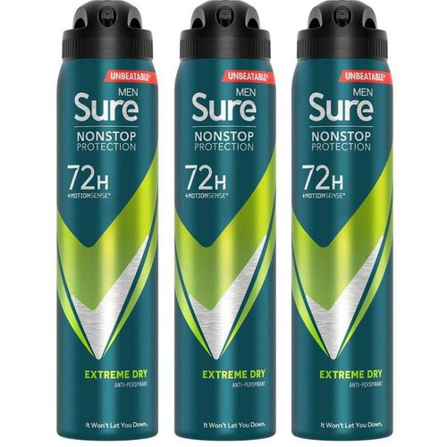Sure | Sure Men's Men 'Antiperspirant' 72H Protection Extreme Dry ...