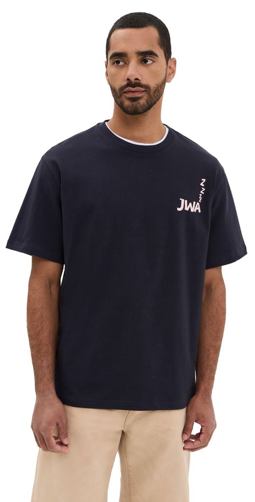 Jw Anderson | JWA Back Print T-shirt Dark Navy | Realry