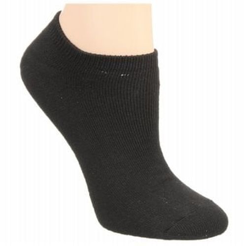 Sof Sole | Men's 6 Pack Medium Performance No Show Socks (Black) | Realry