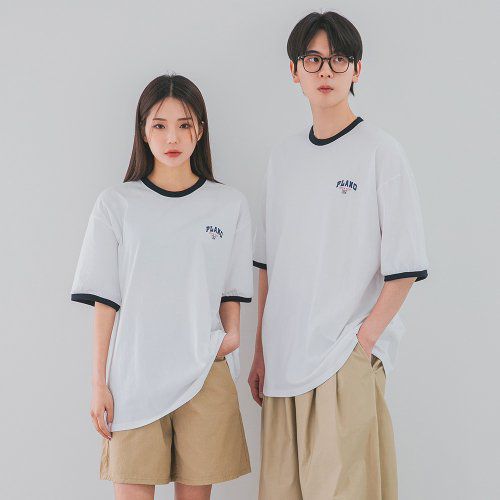 alvinclo | Pleno Color Matching Overfit Short Sleeve Tee AST4876 | Realry