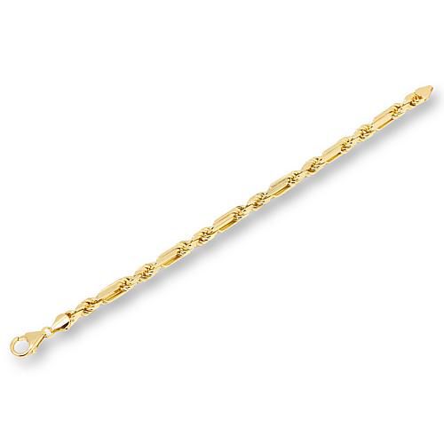 Bellezza Jewelry Collection | Bellezza Bronze Diamond-Cut Rope and ...