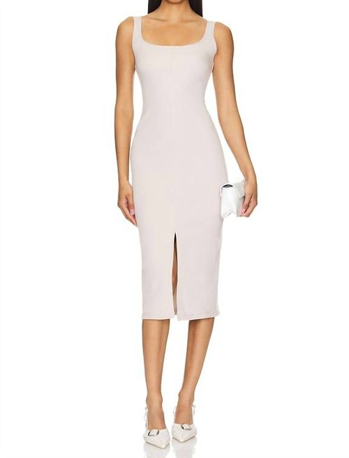 Commando | Midi Tank Dress In Porcelain | Realry