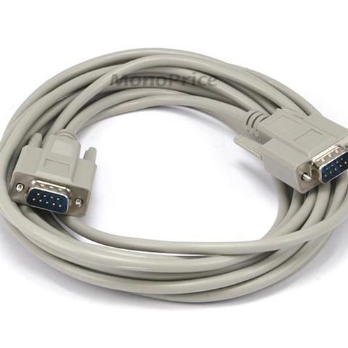 Monoprice | 15ft DB 9 M/M Molded Cable | Realry