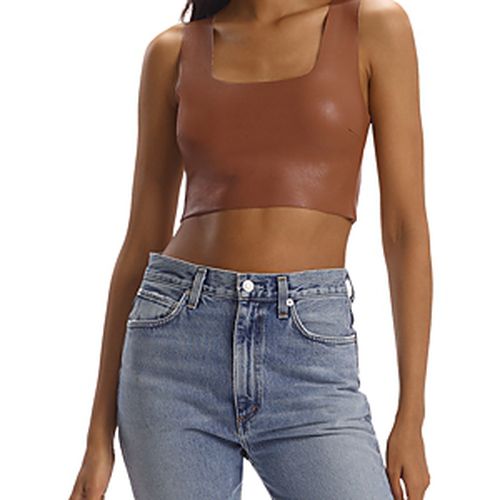 Commando | Faux Leather Crop Top | Realry