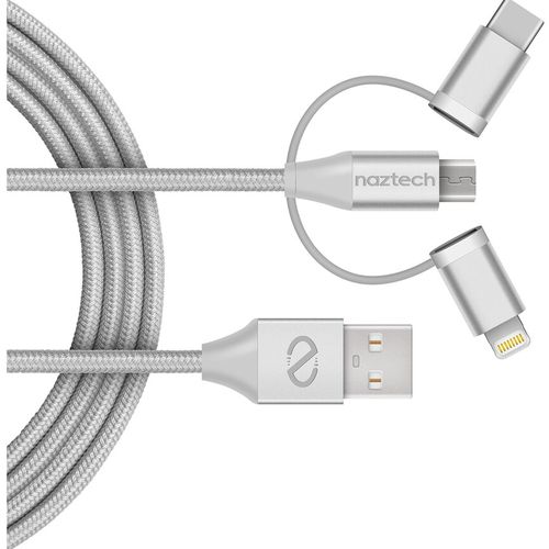 Naztech | 3X1 Micro Lightning & USB-C Charge/Sync 6f | Realry
