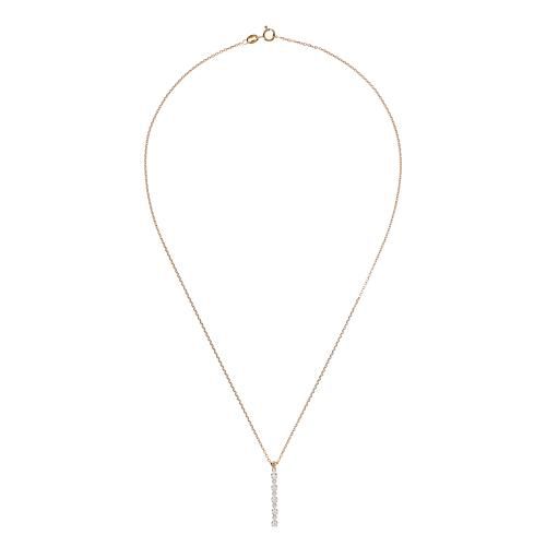 Radiance by Absolute | "™ 18"" Sterling Silver Linear Drop Necklace ...