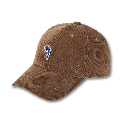 dolphinwaveapparel | Dolphin embroidery and pen corduroy ball cap camel ...