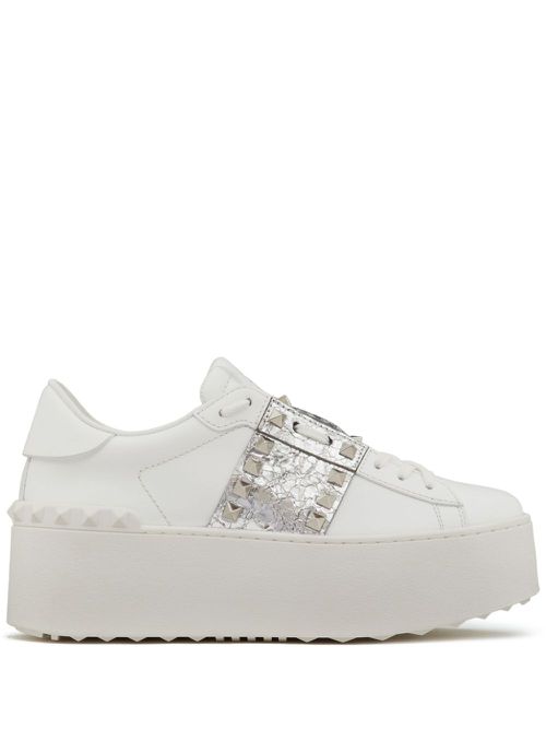 Valentino | Open lace-up sneakers - White | Realry