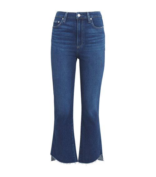 Paige | Paige Angled-Hem Claudine Flared Jeans | Realry