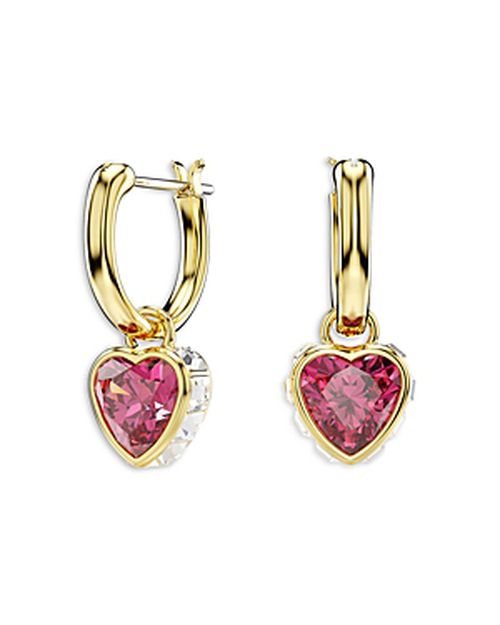 Swarovski | Chroma Crystal Heart Drop Earrings | Realry