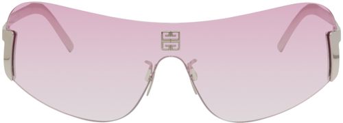 Givenchy | Pink mask rimless sunglasses