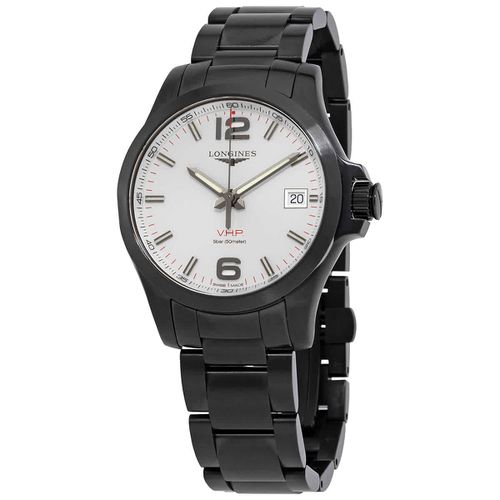 Longines | Conquest V.H.P. Quartz Silver Dial Mens Watch L3.716.2.76.6 ...