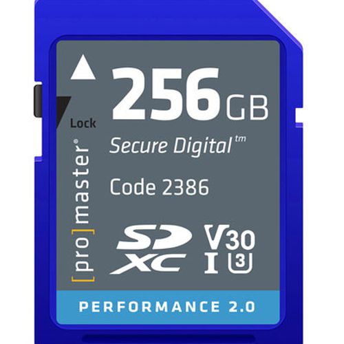ProMaster | Performance 2.0 256GB SDXC Memory Card | Realry
