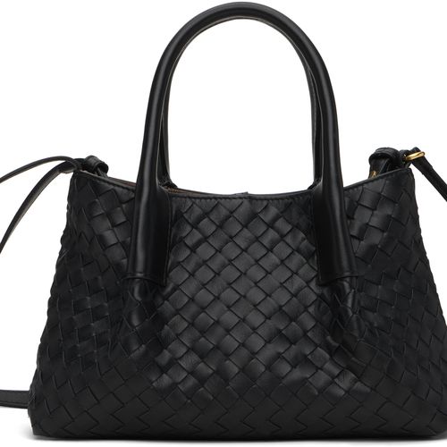 Bottega Veneta | Bottega Veneta Black Small Pinacoteca Bag | Realry