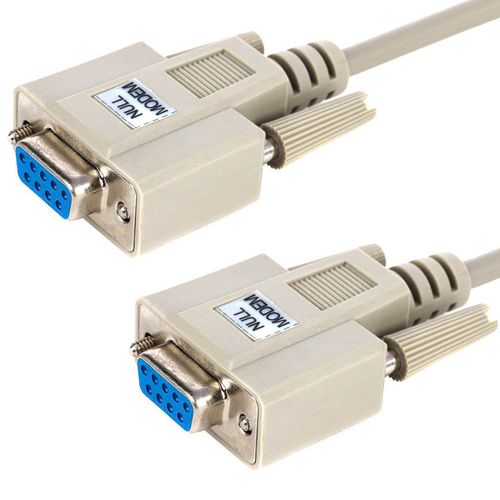 Monoprice | 10ft Null Modem DB9 F/F Molded Cable | Realry