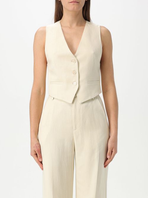 Dondup | Waistcoat Woman color Yellow Cream | Realry