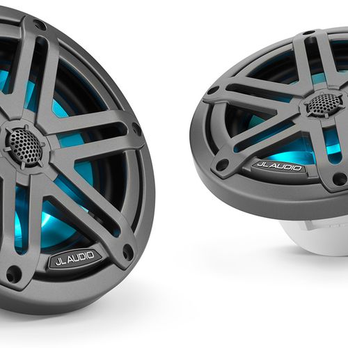 JL Audio | "M3 6.5"" Gunmetal Coaxial Marine Speakers With Built-In RGB ...