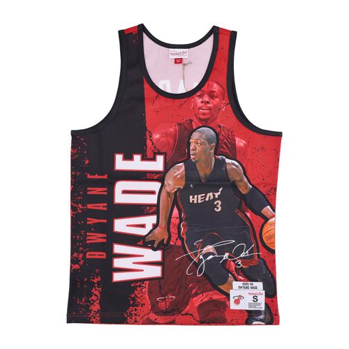 MITCHELL & NESS | Men's Basketball Vest Nba Burst Mesh Tank No 3 Dwyane ...