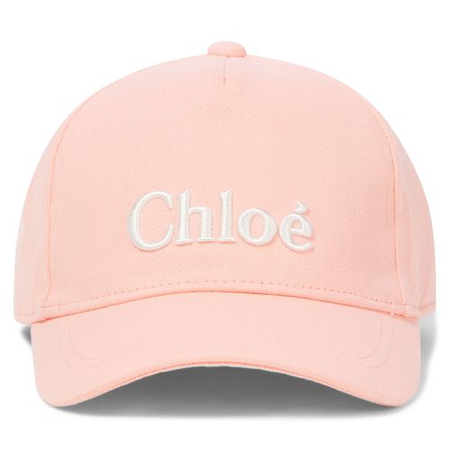 Chloé Kids | Chloé Kids Logo embroidered cotton baseball cap | Realry