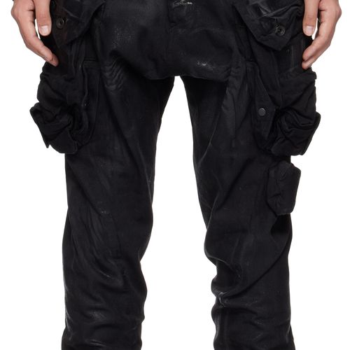 Julius | Julius Black Gasmask Cargo Pants | Realry