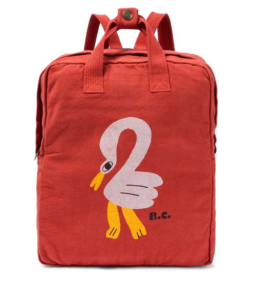Bobo Choses | Bobo Choses Flamingo print cotton backpack | Realry