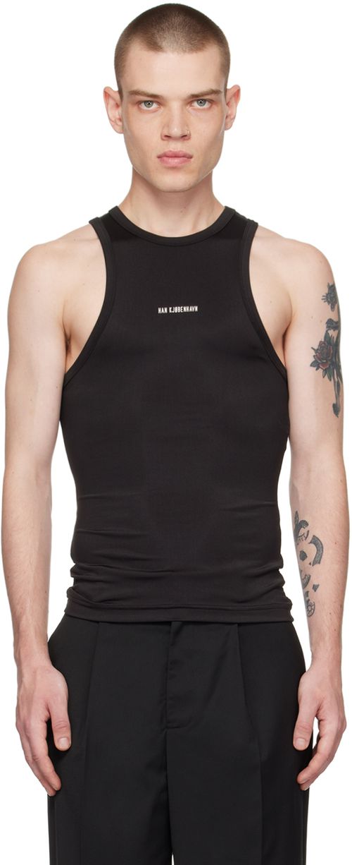 Han Kjobenhavn | black scoop neck tank top | Realry