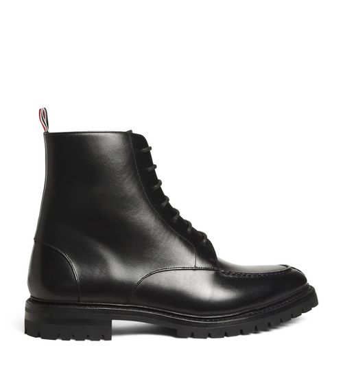 Thombrowne | Leather Commando Boots | Realry