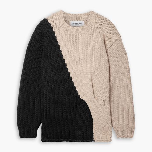 Partow | Mia two-tone cashmere sweater | Realry