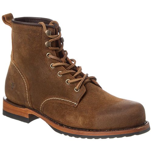Frye | Hudson Plain Toe Leather Work Boot | Realry