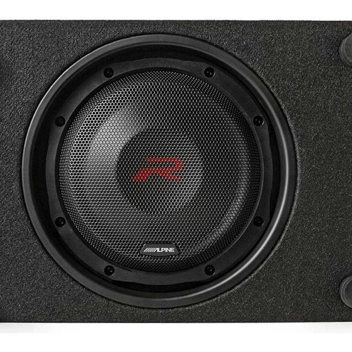 Alpine | "R-Series 10"" Single Shallow Preloaded Subwoofer Enclosure ...