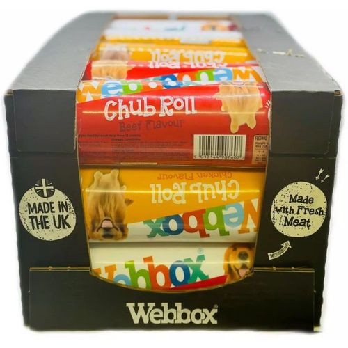 Webbox | Webbox Assorted Chub Rolls Wet Dog Food 15x720g | Realry