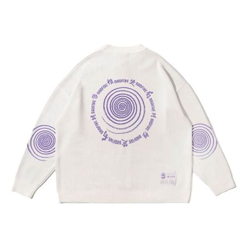 Li-Ning | BadFive Graphic Sweater 'White Purple' | Realry