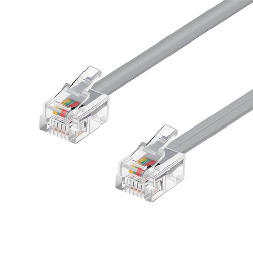Monoprice | Phone Cable, RJ11 (6P4C), Straight for Data - 14ft | Realry