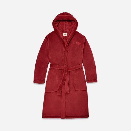 UGG | ® Men's Beckett Robe Fleece/Recycled Materials Robes in Rubious ...
