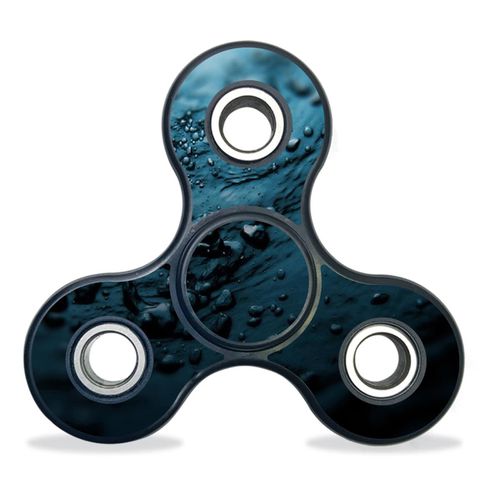 MightySkins | Vinyl Decal Skin for Fidget Spinner - Blue Storm | Realry