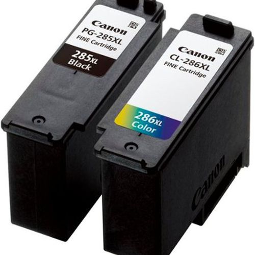 Canon | PG-285XL / CL-286XL 2-Pack High Yield Ink Cartridges - Black ...