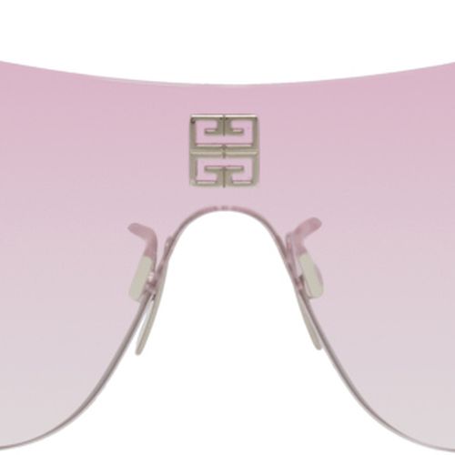 Givenchy | Pink mask rimless sunglasses