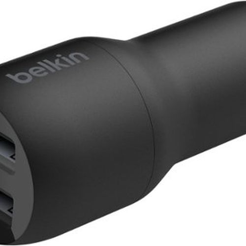 Belkin | BoostCharge Dual USB-A Car Charger 24W - Black | Realry