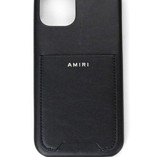 Amiri | logo-print iPhone 12 case - Black | Realry