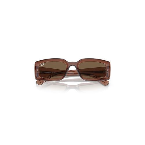 Ray-Ban | Ray-Ban Kiliane Bio-based Sunglasses Transparent Brown Frame ...