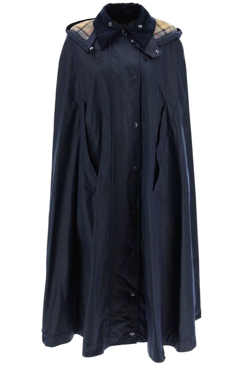 See By Chloe' | 'BARBOUR HADRIEN' WAX COTTON CAPE