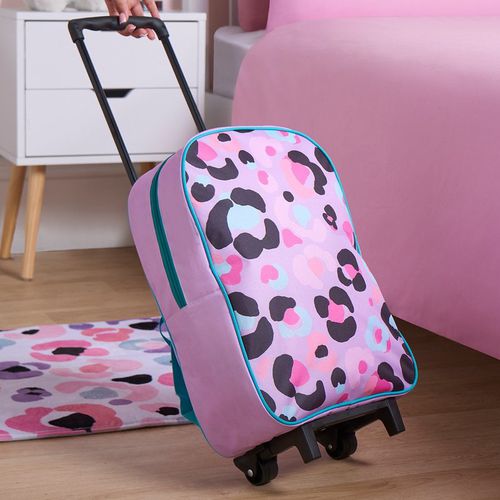 OHS | OHS Kids Leopard Print Trolley Backpack - Multi | Realry