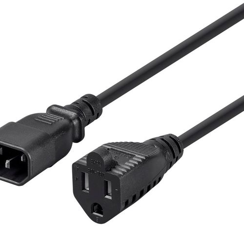 Monoprice | Desktop Computer Power Cord - IEC 60320 C14 to NEMA 5-15R ...