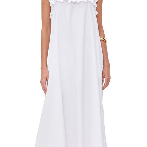 SOLID & STRIPED | The Sophie Dress Optic White | Realry