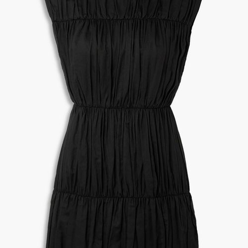 Renaissance Renaissance | Parachute gathered cotton-voile mini dress ...